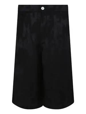 Givenchy Logo Jacquard Shorts - Black Black