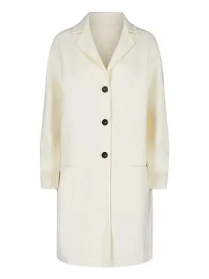 FERRAGAMO Wool-blend Coat - White