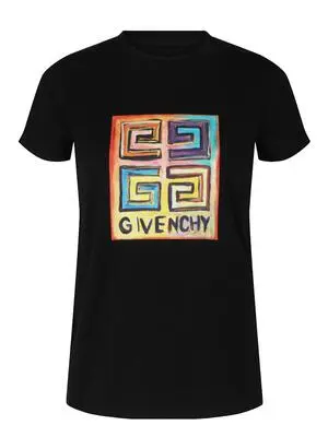 Givenchy Slowear X Josh Smith 4g Graphic T-shirt - Black