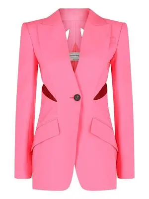 Brioni Slashed Single-breasted Blazer - Pink