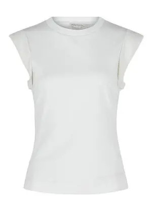 Alexander McQueen Crewneck Cotton T-shirt - Optical White