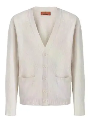 Missoni Textured V-neck Cardigan - Neutrals