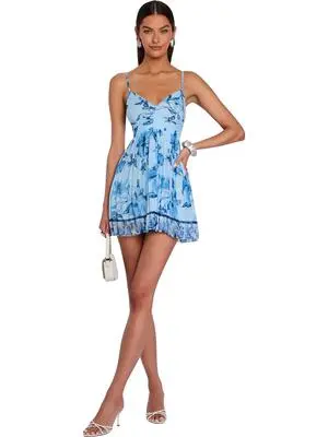 ROCOCO SAND Milo Pleated Mini Dress