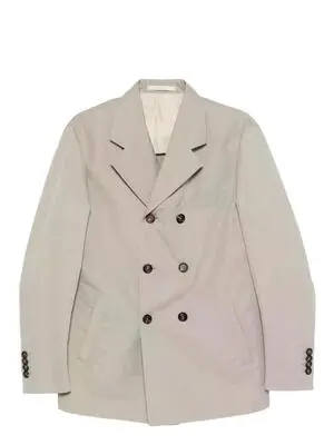 Eleventy Double-breasted Pea Coat - Green