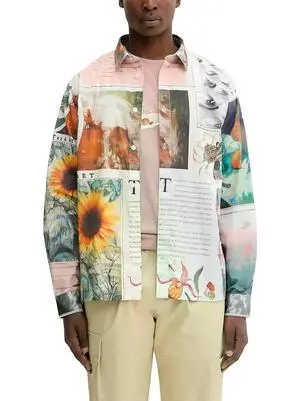 Desigual Printed Shirt - Neutrals
