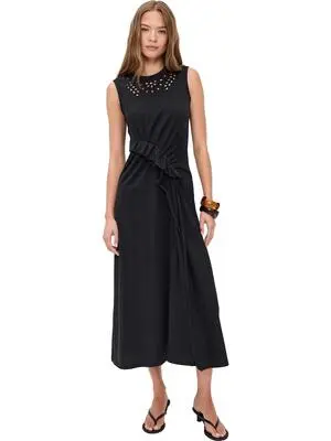 ULLA JOHNSON Jeune Cotton Midi Dress