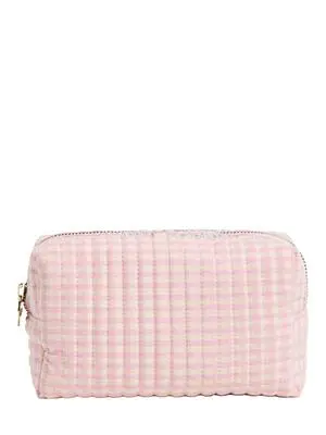 Stoney Clover Lane Small T Seam Pouch - Rose Gingham