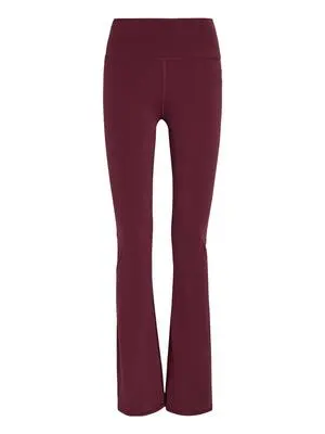 Vuori Allthefeels Flared-leg Stretch-jersey Leggings - Burgundy