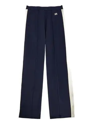 WALES BONNER Motion Panelled Jersey Track Pants - Navy