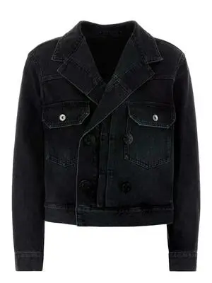 Sacai Double-breasted Jacket - Black