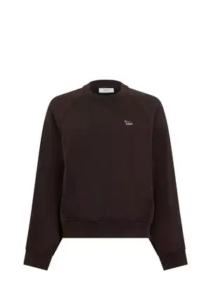 Maison Kitsuné Fox Motif Sweatshirt - Brown