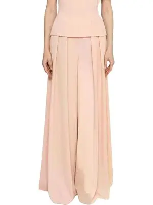 NISSA High-rise Palazzo Trousers - Pink
