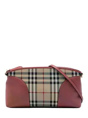 Burberry Haymarket Check Chichester Crossbody Bag - Neutrals