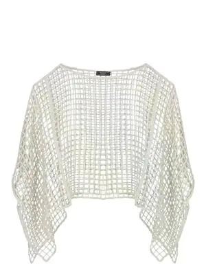 Peserico Aurea Open-knit Sweater - Neutrals