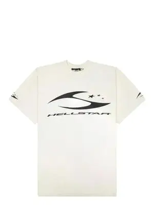 HELLSTAR Logo-print T-shirt Neutrals