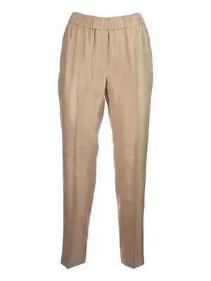 Peserico Elastic-waistband Trousers - Neutrals