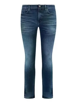 BOSS Logo-Patch Jeans Blue