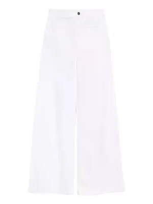 Khaite Wide-leg Denim Jeans - White