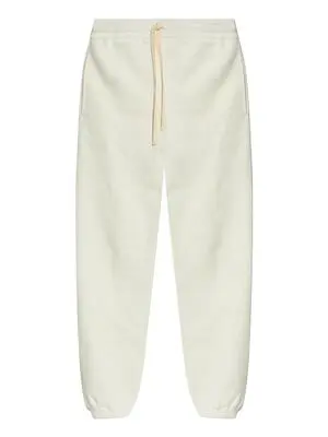 JIL SANDER Sweatpants With Ribbed Cuffs - Cream