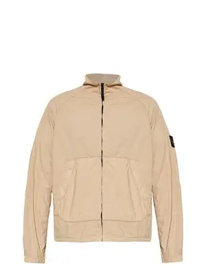 Stone Island Stand-up Collar Sweatshirt - Beige