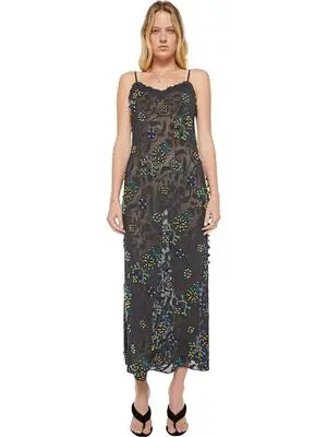Alix Of Bohemia Athens Slip Dress - Black