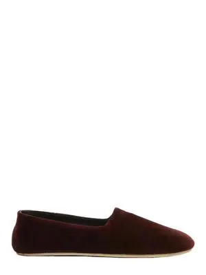 THE ROW Ponti Slippers - Red