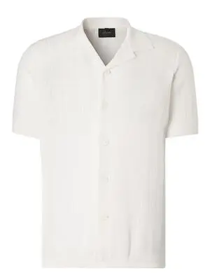 Brioni Linen And Cotton Shirt - White