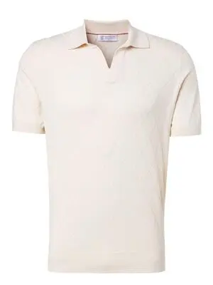 BRUNELLO CUCINELLI Brunello Cucinelli Knitted Cotton Polo Shirt