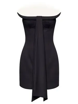 Aiste Hong Horn Mini Dress - Black