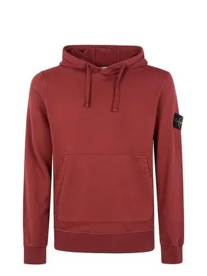 Stone Island Hoodie Sweatshirt Red