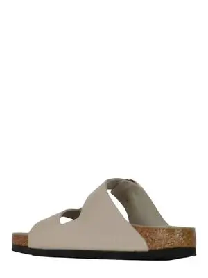 BIRKENSTOCK Arizona Buckled Leather Sandals Neutrals