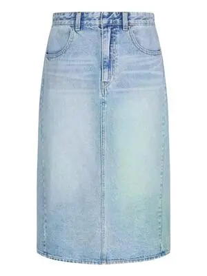 JNBY Denim Midi Skirt Blue