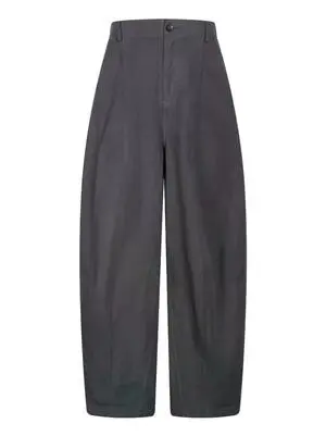 CROQUIS Tapered Trousers With Drawstring