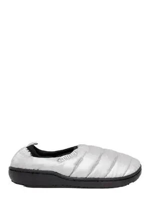 SUBU Quilted Teflon-coated Insulated Slippers - Silver