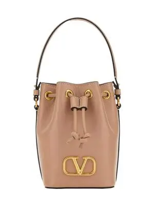 Valentino Garavani Vlogo Mini Bucket Bag - Pink