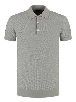 Brioni Cotton And Cashmere Polo Shirt - Beige