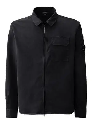 C.P. COMPANY Organic Cotton Overshirt - Blue