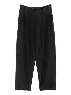 CROQUIS Comfort-fit Carrot Trousers - Black