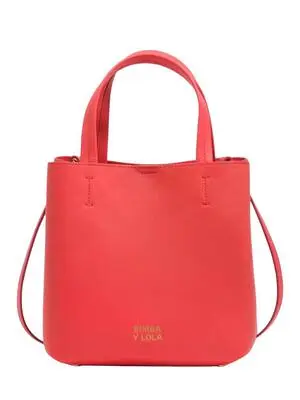 Bimba Y Lola Top Handle Tote Bag - Red