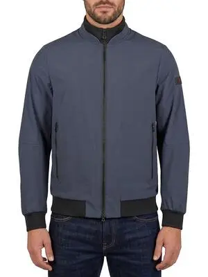 Peuterey Polyester Bomber Jacket - Blue
