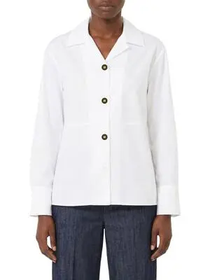 Max Mara Cotton Shirt - White