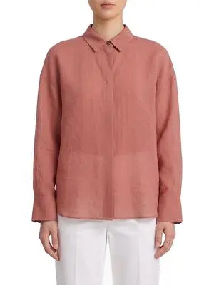 Max Mara Silk Shirt - Orange