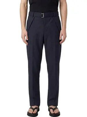 Sacai Pinstriped Tailored Cotton Trousers - Black