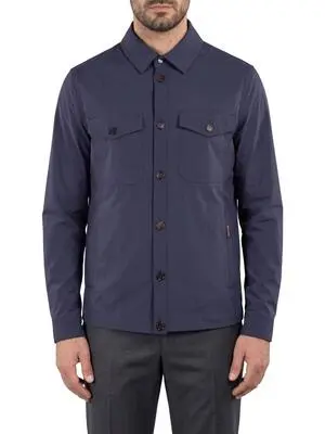 MOORER Classic Collar Jacket - Grey