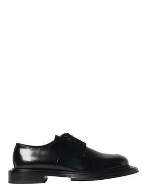 Moschino Brushed Leather Derby - Black