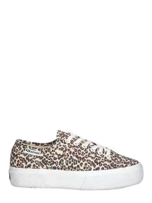 Superga 3740 Leopard Print Platform Sneakers - Neutrals