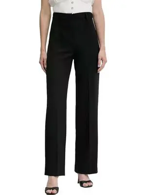 MORGAN Poya Wide-leg Trousers - Black