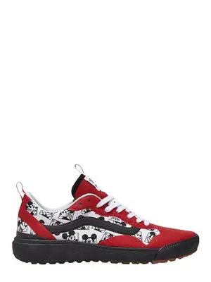 VANS Disney X UltraRange EXO Mickey Mouse Racing Sneakers Red