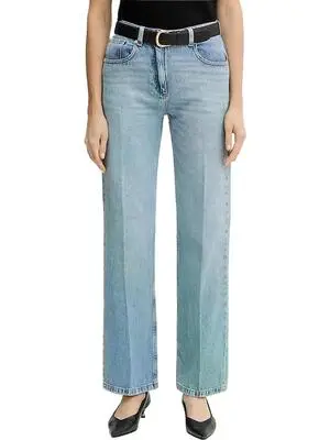 SILVIAN HEACH Denim Jeans With Logo Embroidery - Blue