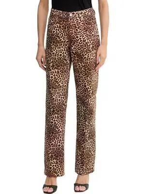SILVIAN HEACH Animal Print Jeans - Neutrals
